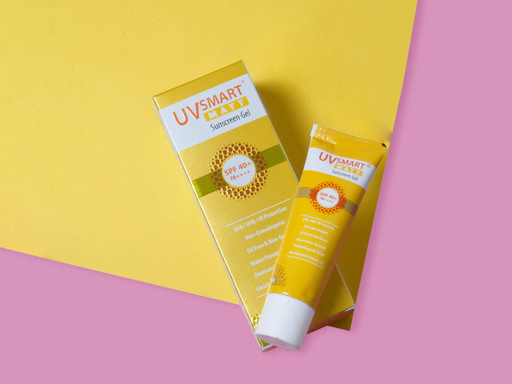 Buy UVsmart Matt Sunscreen SPF 40+ Gel Online | Clinikally