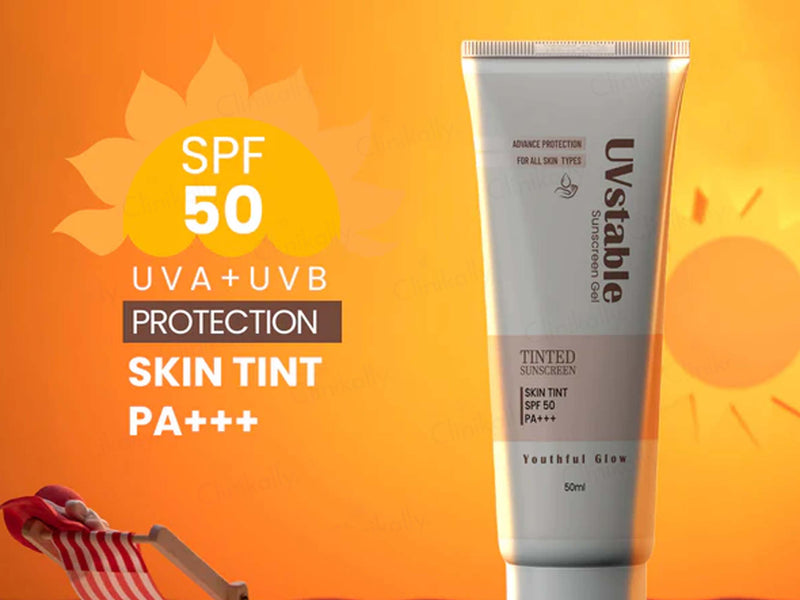 Buy UVstable Tinted Sunscreen Gel SPF 50 PA+++ Online at Best Price ...