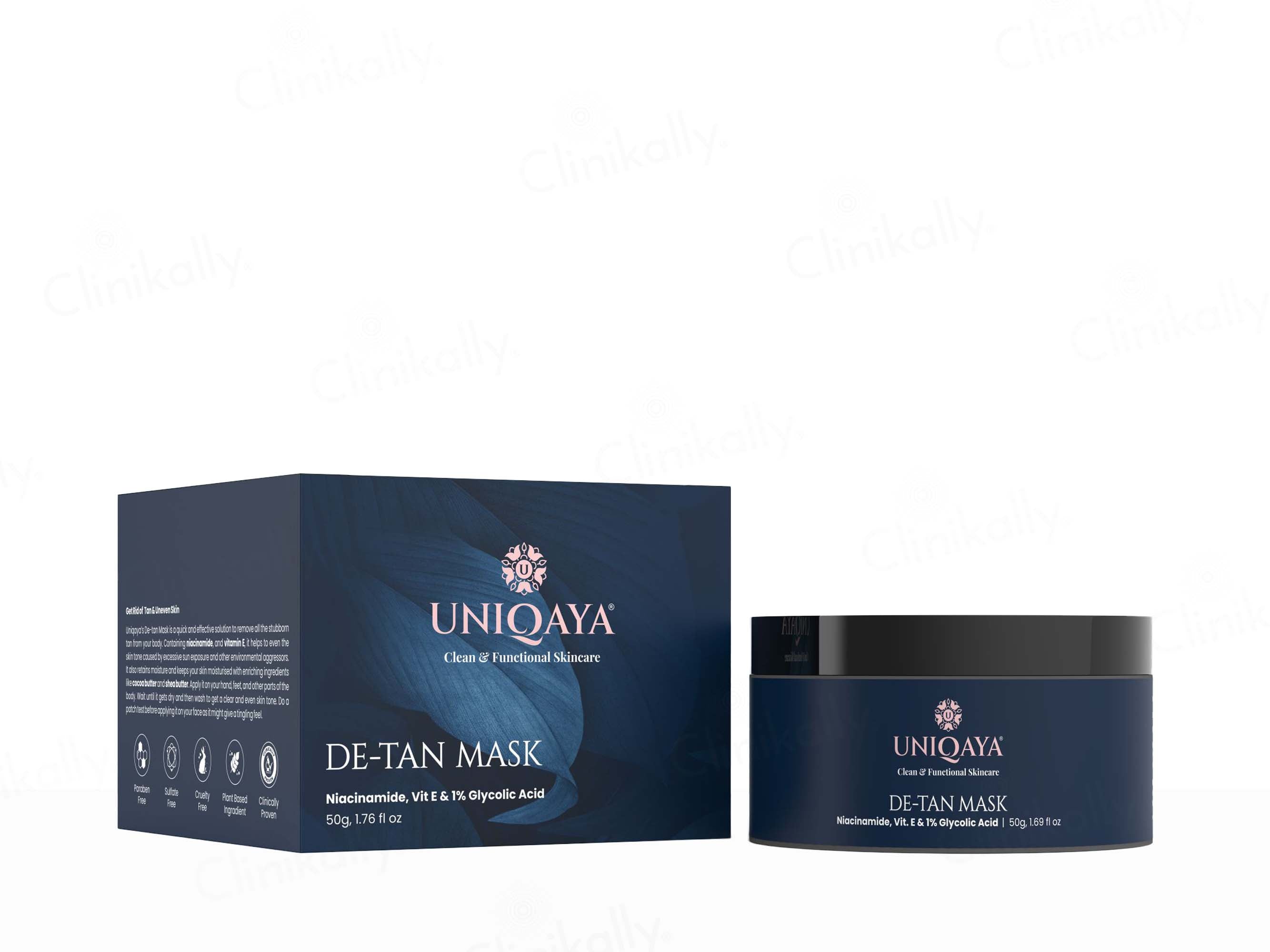 Buy Uniqaya De-Tan Mask Online at Best Price | Clinikally
