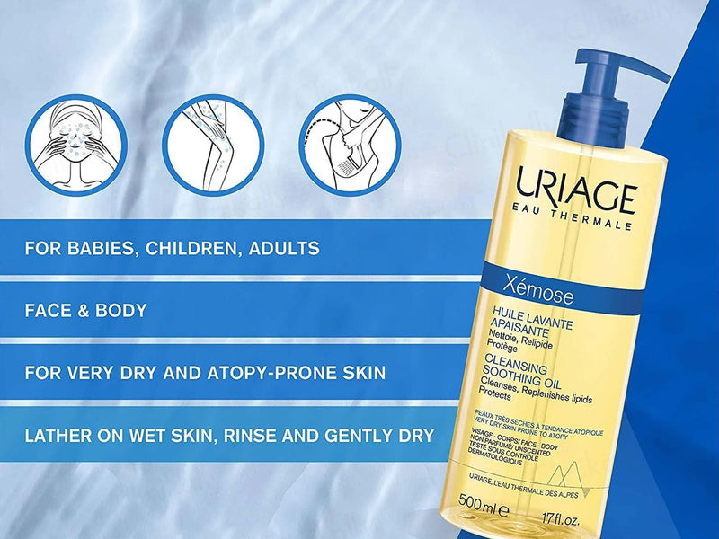 Buy Uriage Xemose Cleansing Soothing Oil Online at Best Price | Clinikally