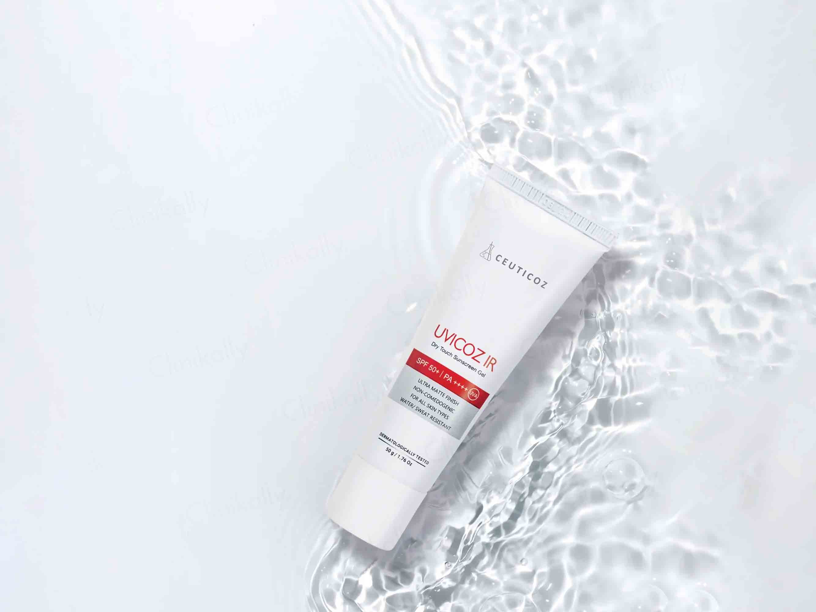 Buy Uvicoz IR Ultra Matte Finish Dry Touch Sunscreen Gel SPF 50+ PA ...
