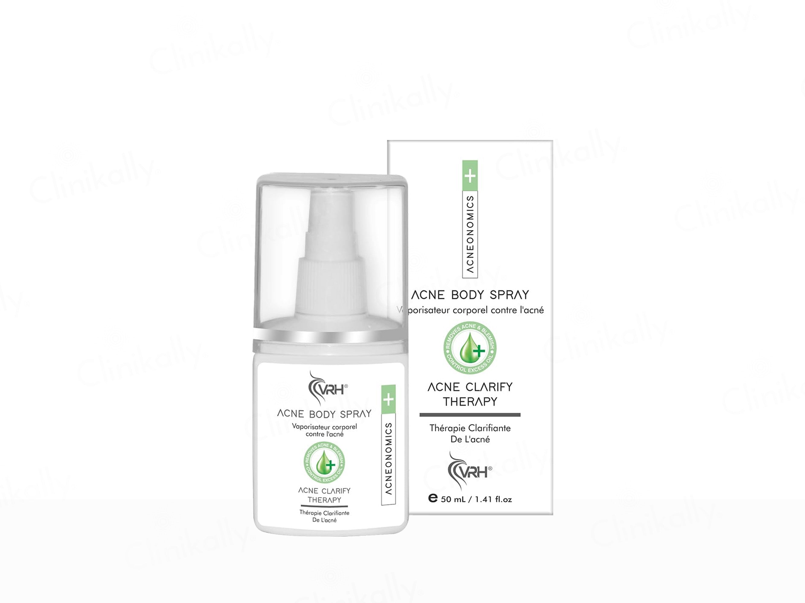 Buy VRH Acne Clarify Therapy Body Spray Online at Best Price | Clinikally