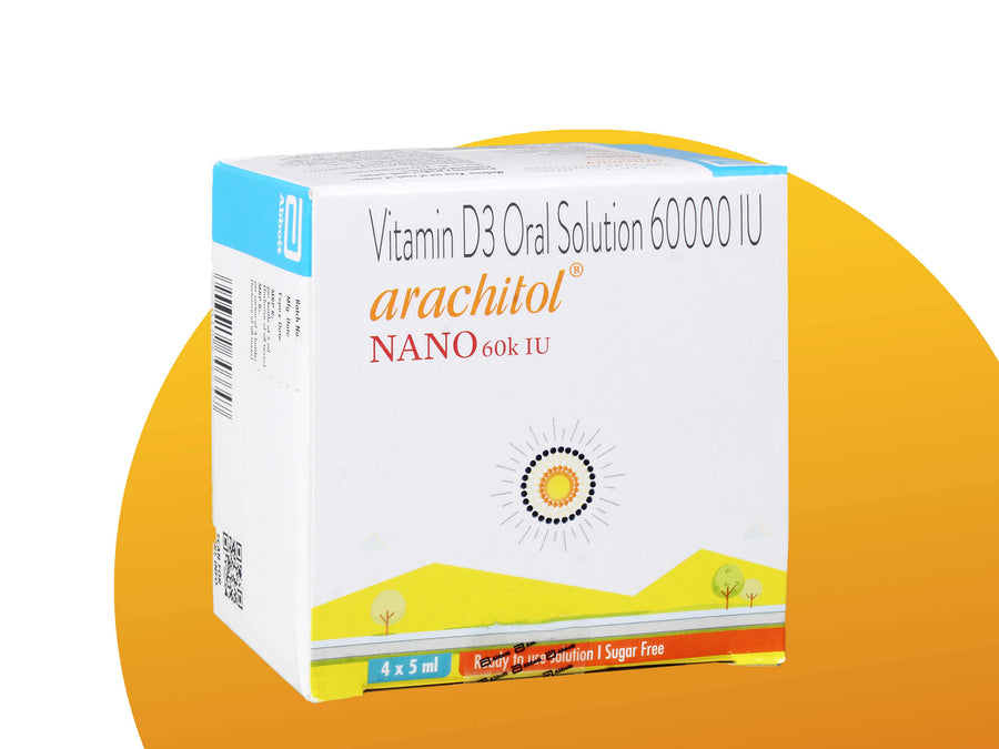 Buy Arachitol Nano 60k IU Shots Online at Best Price | Clinikally