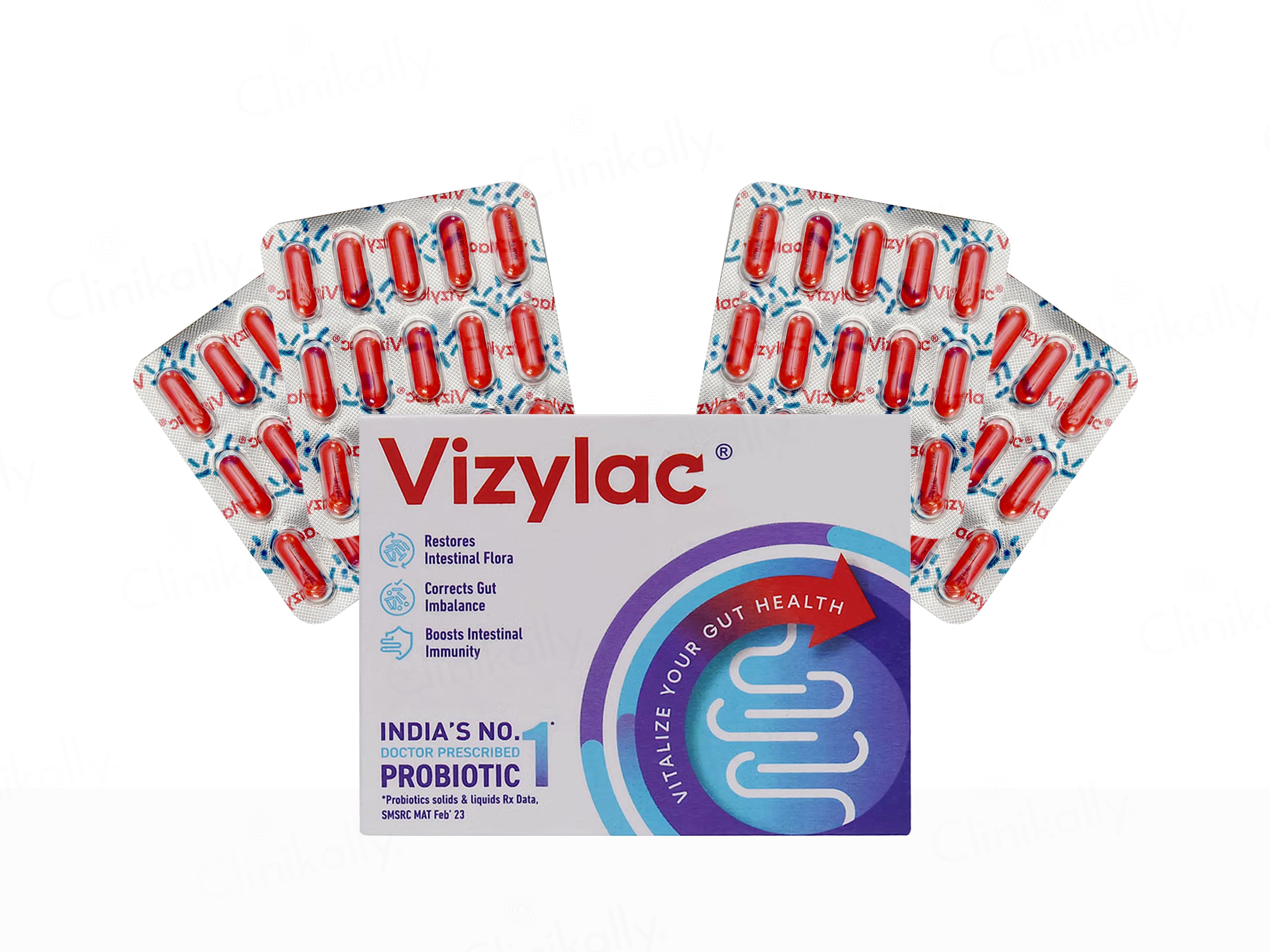 Buy Vizylac Probiotic Capsule Online | Clinikally