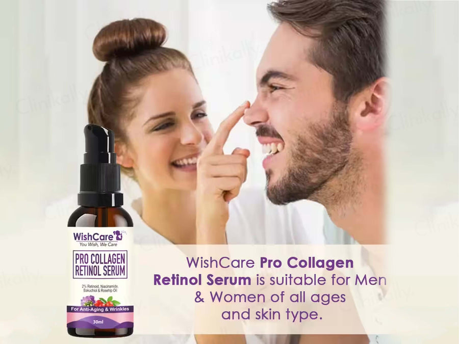 Buy WishCare Pro Collagen Retinol Serum Online at Best Price | Clinikally
