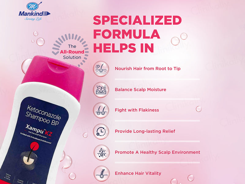 Buy Xampu-KZ Anti-Dandruff Shampoo Online at Best Price | Clinikally