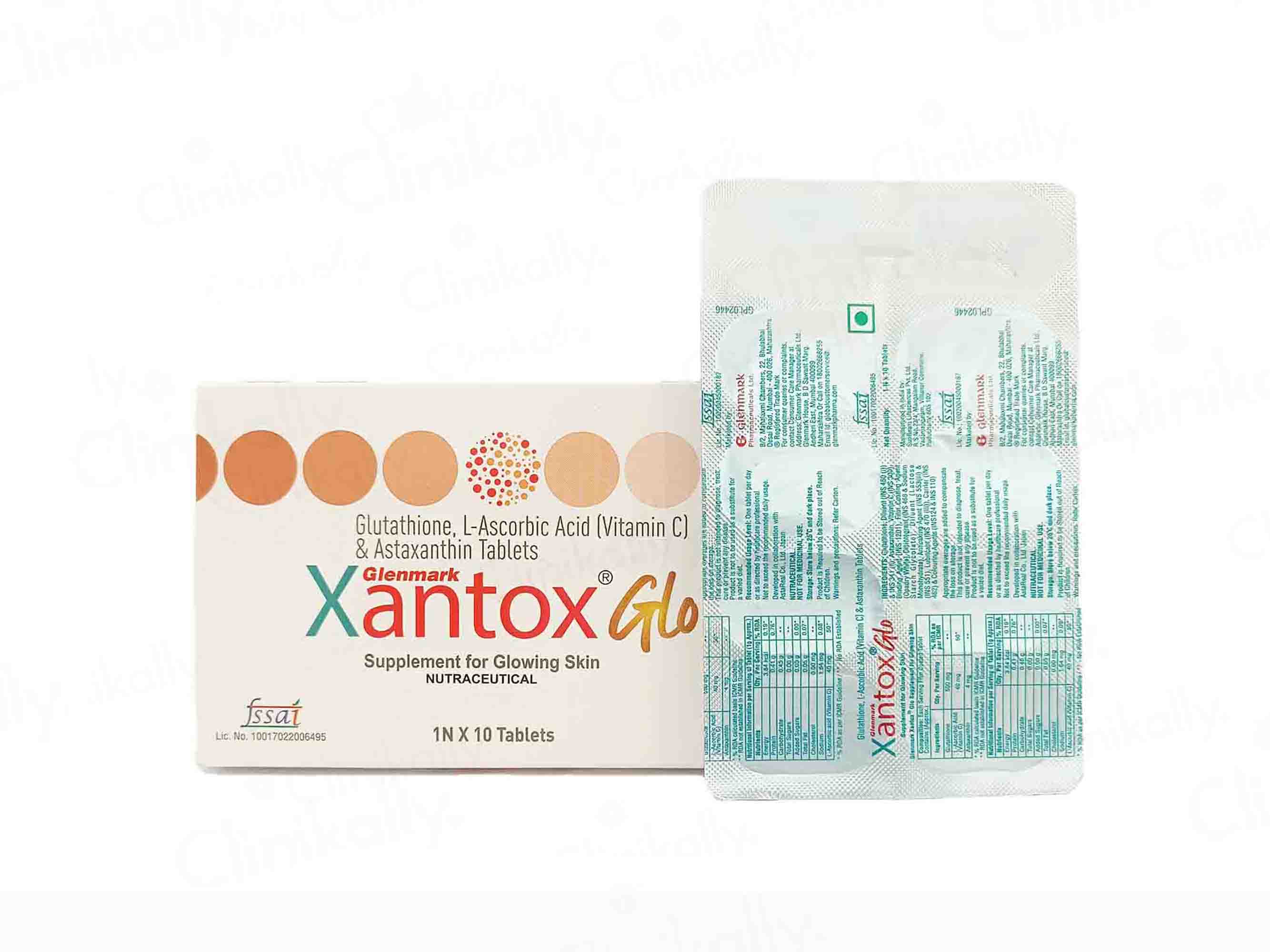 Buy Xantox Glo Tablet Online | Clinikally