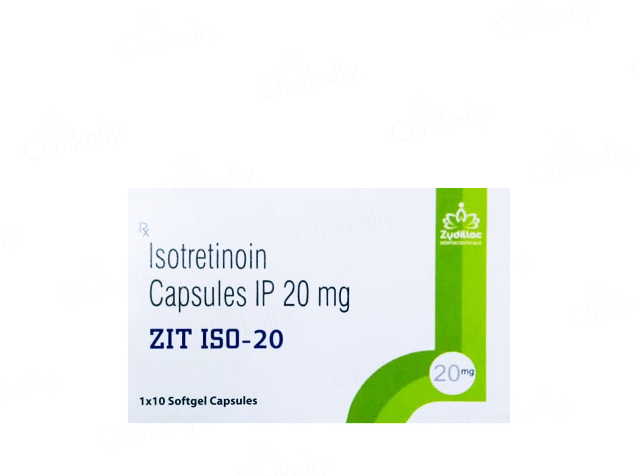 Buy Zit Iso-20 Capsule Online at Best Price | Clinikally