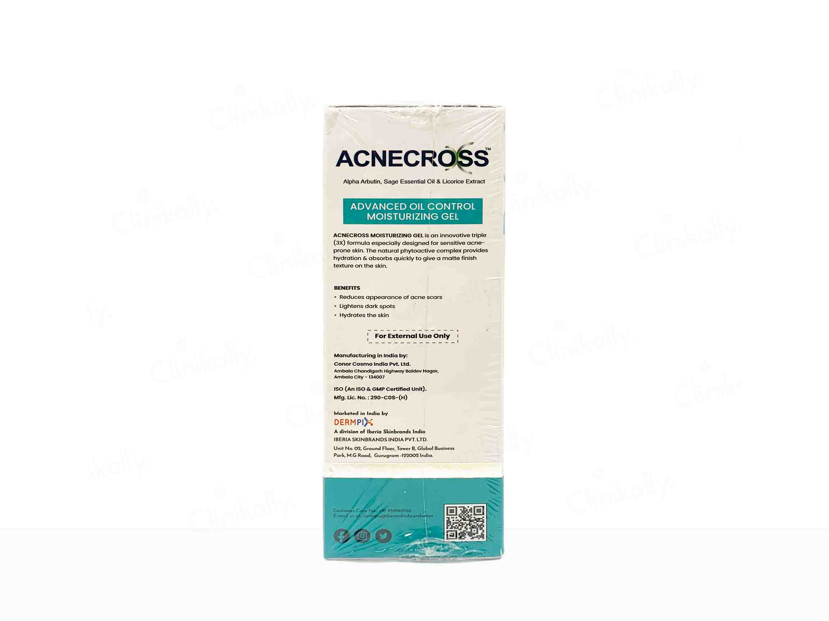 Buy Acnecross Advanced Oil Control Moisturizing Gel Online | Clinikally
