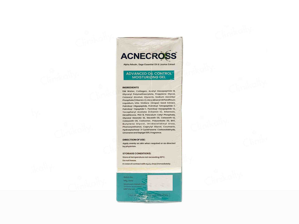 Buy Acnecross Advanced Oil Control Moisturizing Gel Online | Clinikally