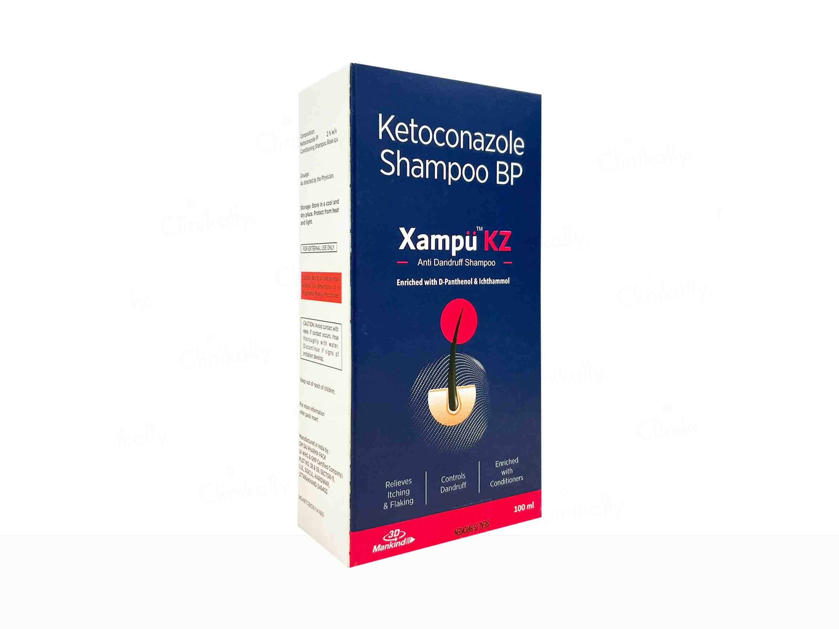 Buy Xampu-KZ Anti-Dandruff Shampoo Online | Clinikally