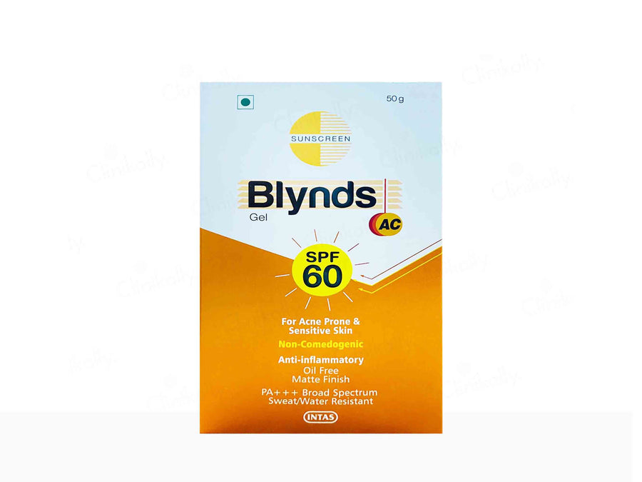 Buy Blynds AC Sunscreen Gel SPF 60+ PA+++ Online at Best Price | Clinikally