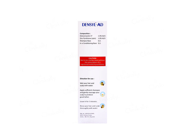 Buy Densyl-AD Anti Dandruff Shampoo Online at Best Price | Clinikally