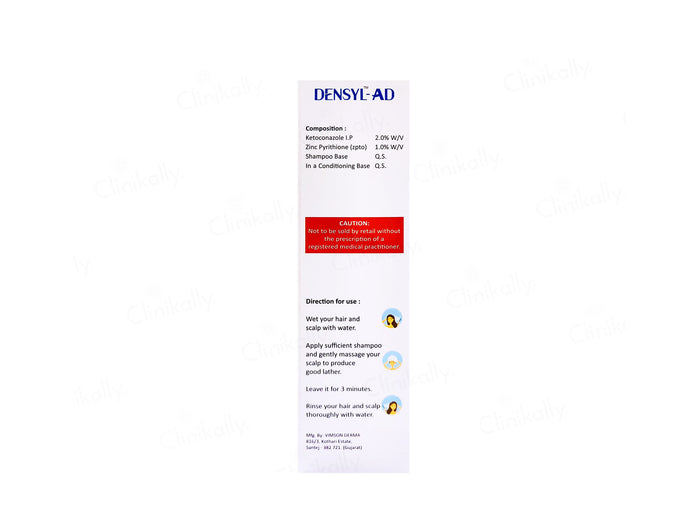 Buy Densyl-AD Anti Dandruff Shampoo Online at Best Price | Clinikally