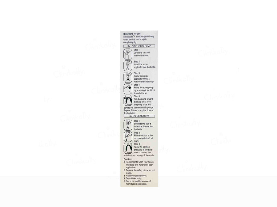 Buy Minoboost F Topical Hair Solution Online | Clinikally