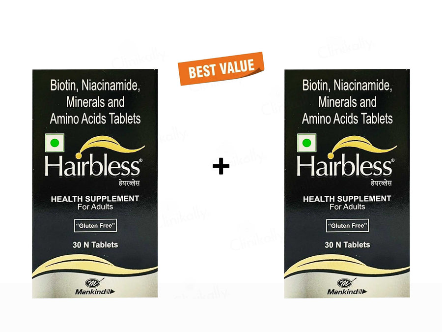Buy Hairbless Tablets Online | Clinikally