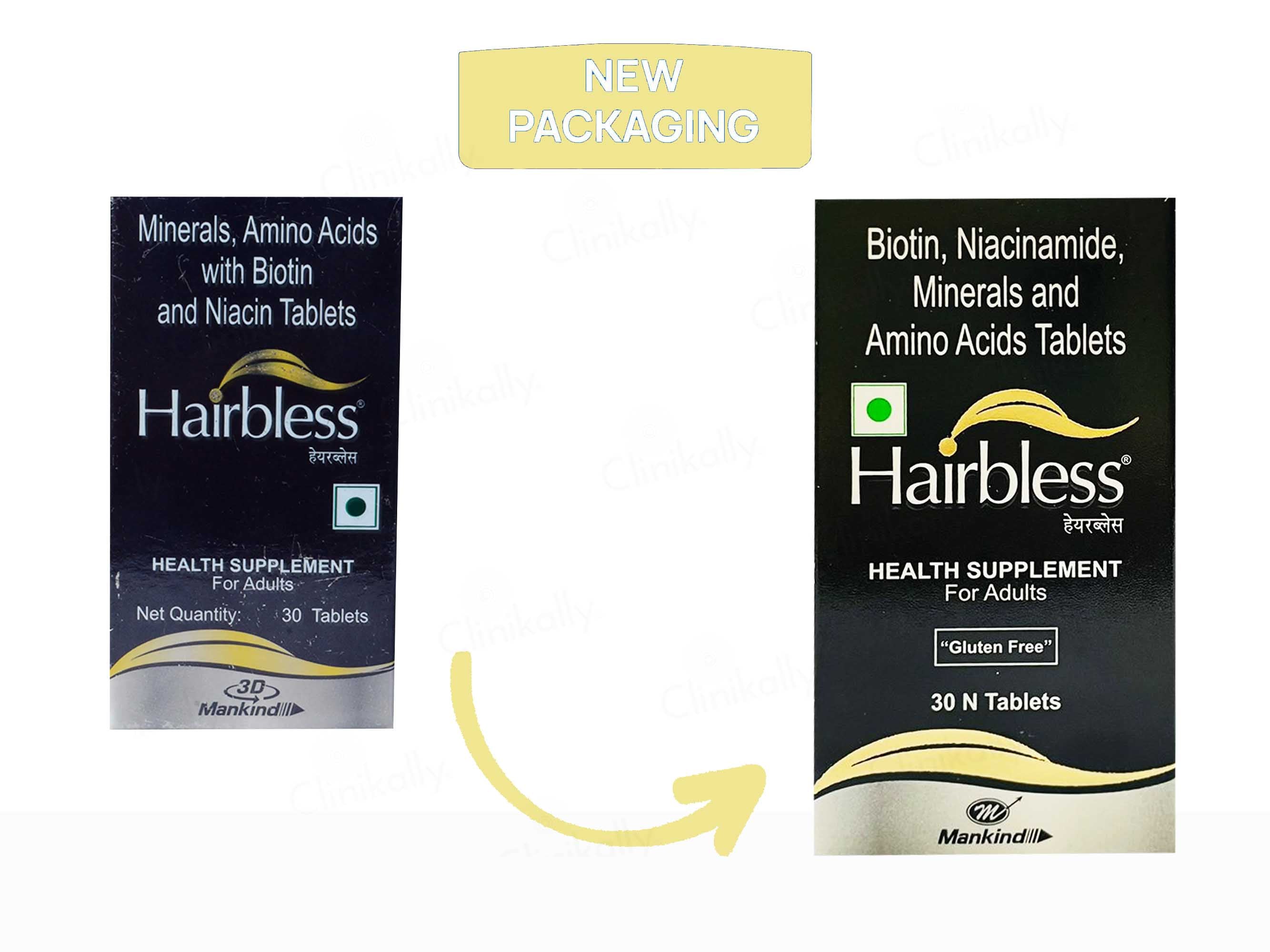 Buy Hairbless Tablets Online | Clinikally