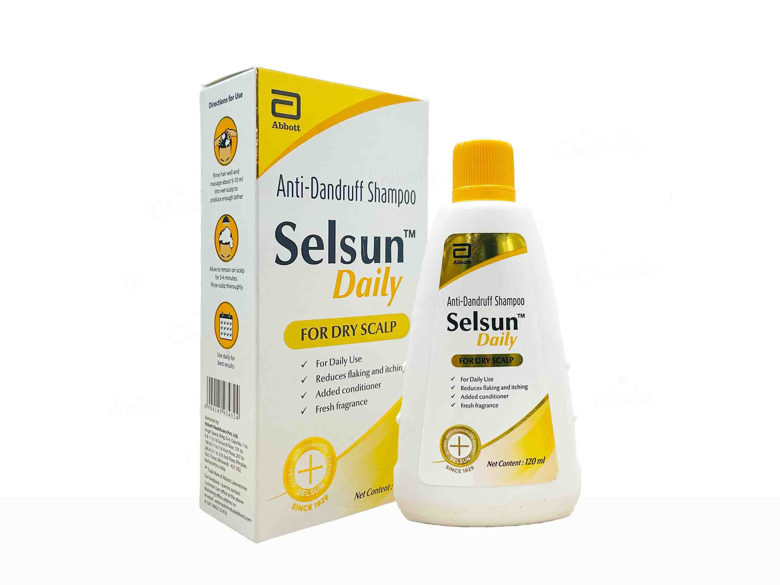 Buy Selsun Daily Anti-Dandruff Shampoo For Dry Scalp Online | Clinikally