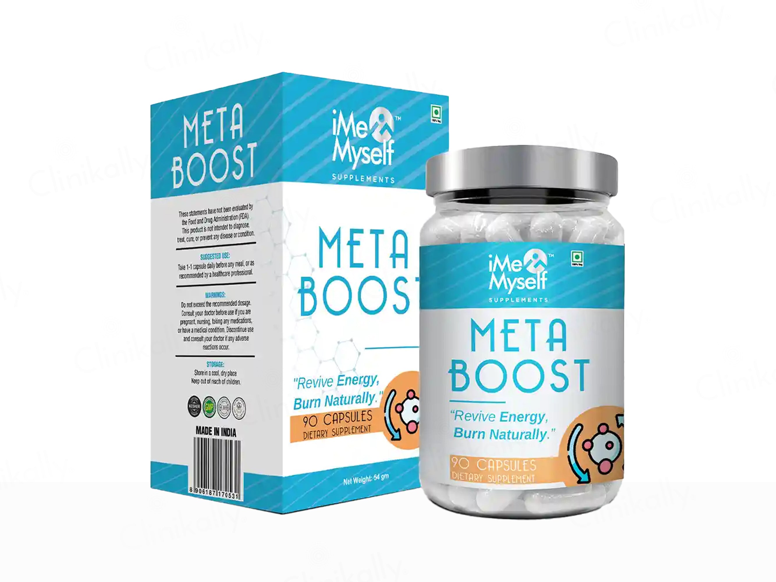 Buy iMeMyself Meta Boost Dietary Supplement Vegetarian Capsule Online ...