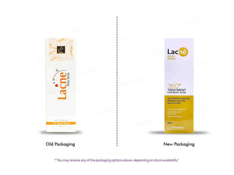 Buy Lacne 360 Acne Treatment Body Spray Online at Best Price | Clinikally