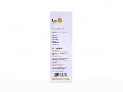 Buy Lacne 360 Acne Treatment Body Spray Online at Best Price | Clinikally