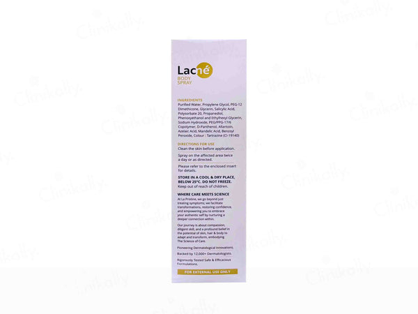 Buy Lacne 360 Acne Treatment Body Spray Online at Best Price | Clinikally