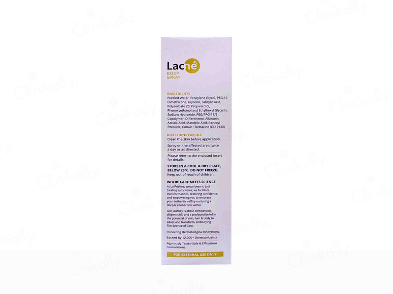 Buy Lacne 360 Acne Treatment Body Spray Online at Best Price | Clinikally