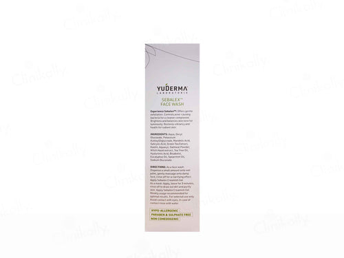 Buy Yuderma Sebalex 2 in 1 Face Wash Online at Best Price | Clinikally