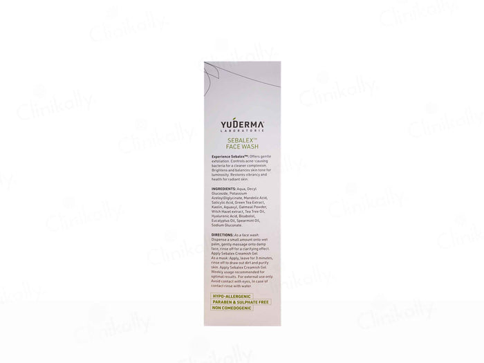 Buy Yuderma Sebalex 2 in 1 Face Wash Online at Best Price | Clinikally