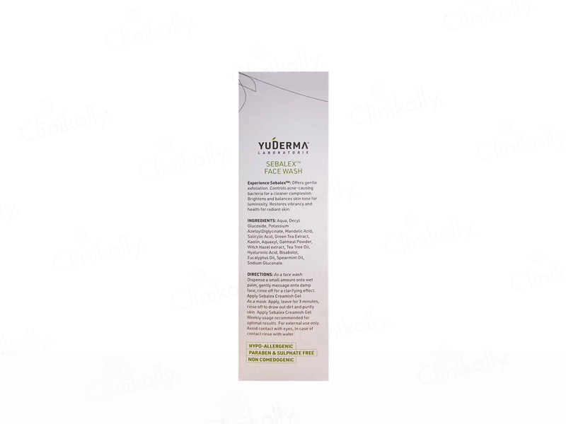 Buy Yuderma Sebalex 2 in 1 Face Wash Online at Best Price | Clinikally