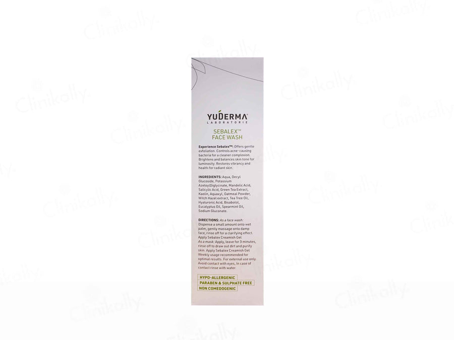Buy Yuderma Sebalex 2 in 1 Face Wash Online at Best Price | Clinikally