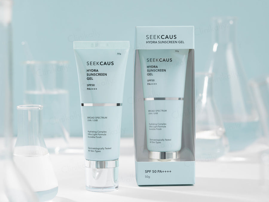 Buy Seekcaus Hydra Sunscreen Gel SPF 50 PA++++ Online at Best Price ...