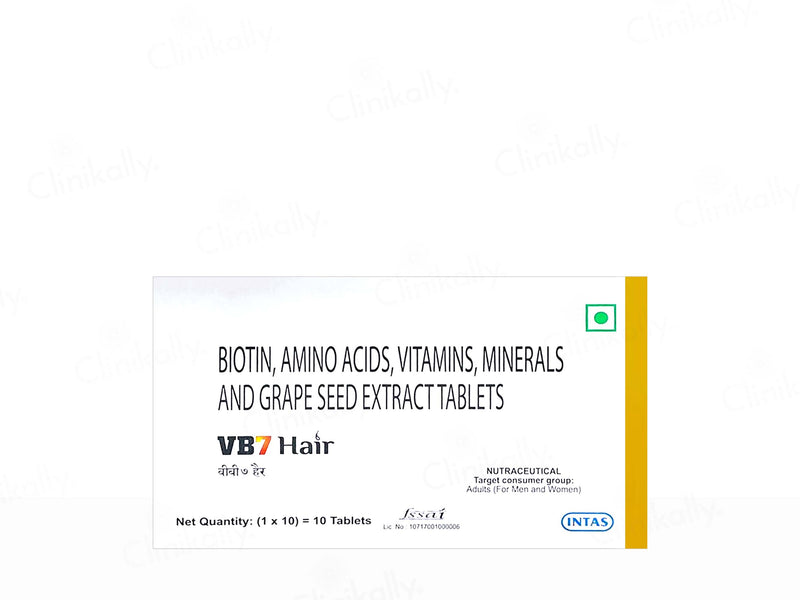Buy VB7 Hair Tablet Online at Best Price | Clinikally