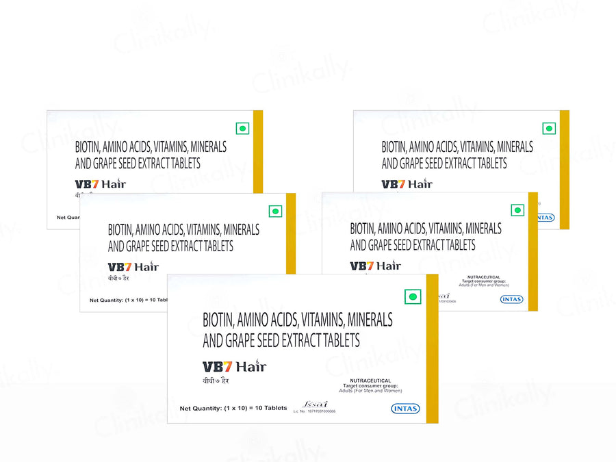 Buy VB7 Hair Tablet Online at Best Price | Clinikally
