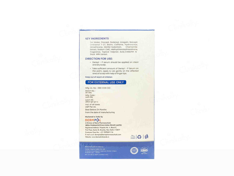 Buy Densyl-P Advanced Hair Growth Serum Online | Clinikally