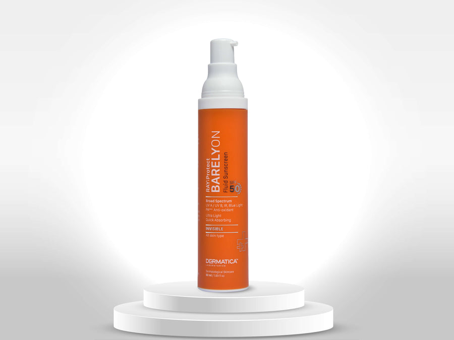 Buy Dermatica Ray Protect Barelyon Fluid Sunscreen SPF 50 Online at ...