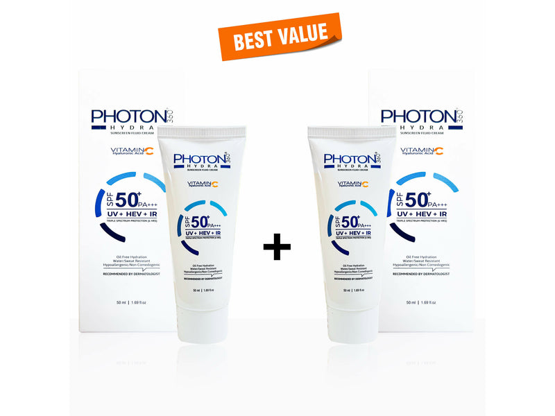 Buy Aclaris Photon 360 Hydra Sunscreen Fluid Cream SPF 50+ Online at ...