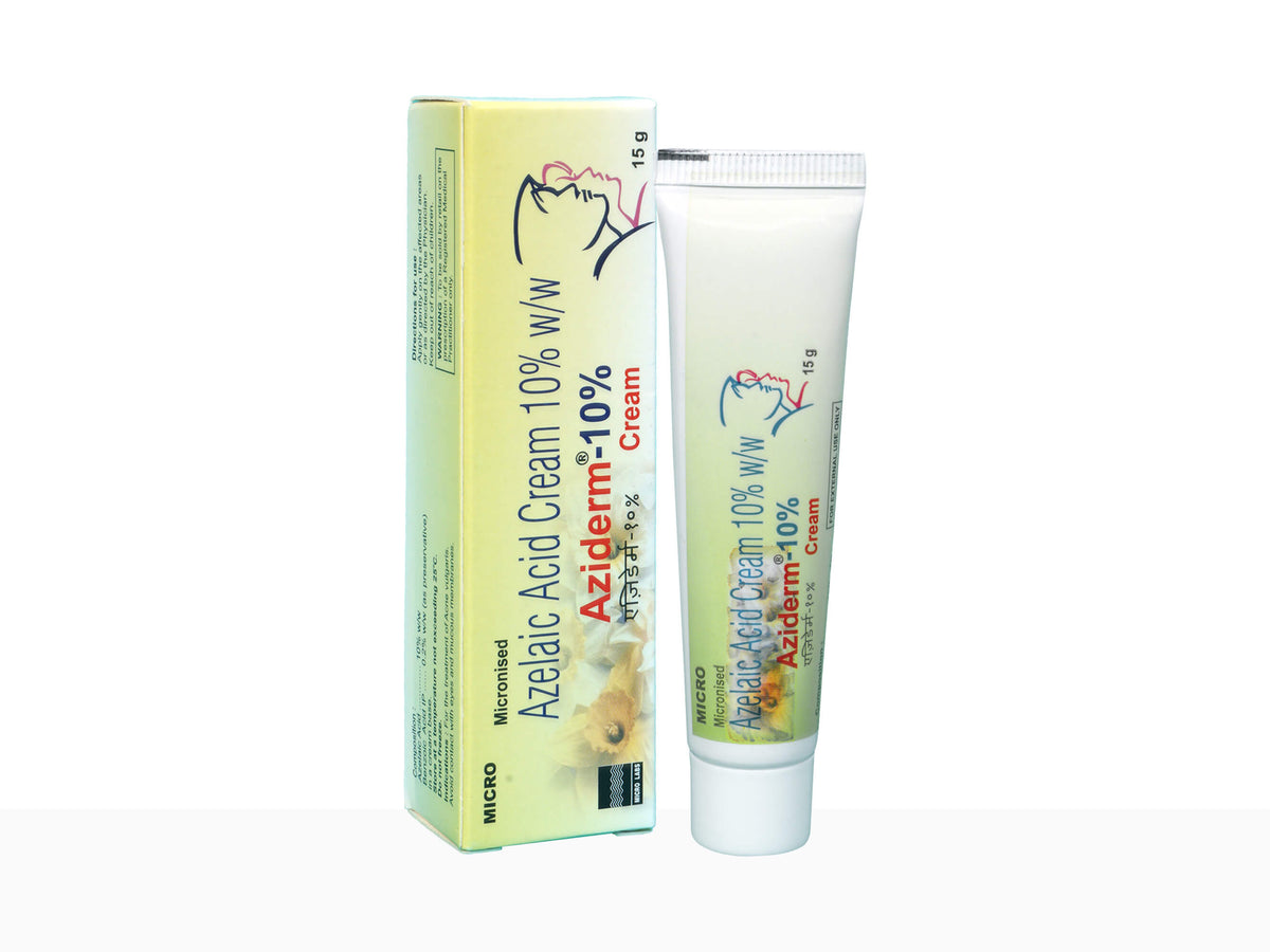 Buy Aziderm 10% Cream Online | Clinikally