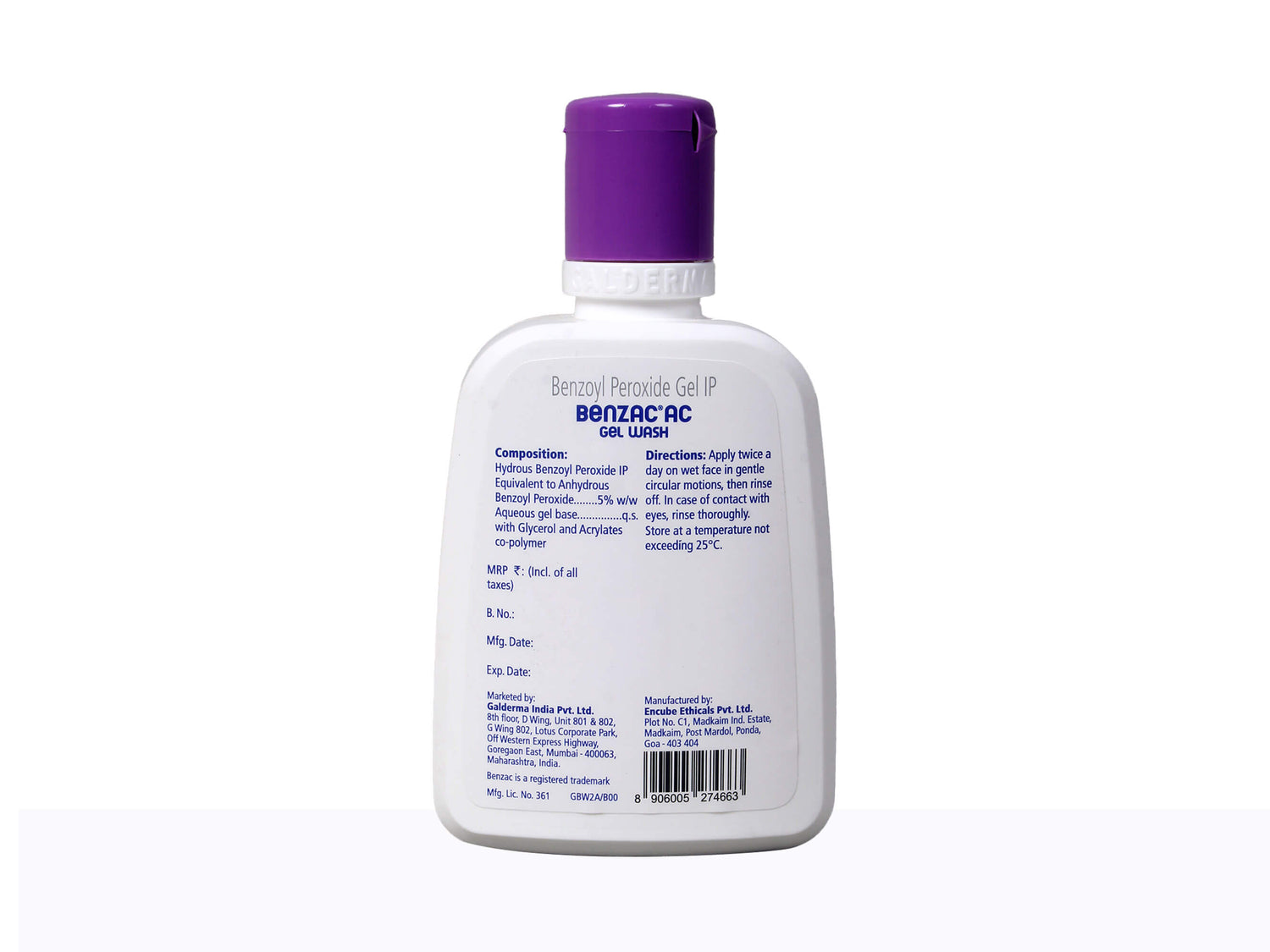 Buy Benzac AC 5% Gel Wash Online | Clinikally
