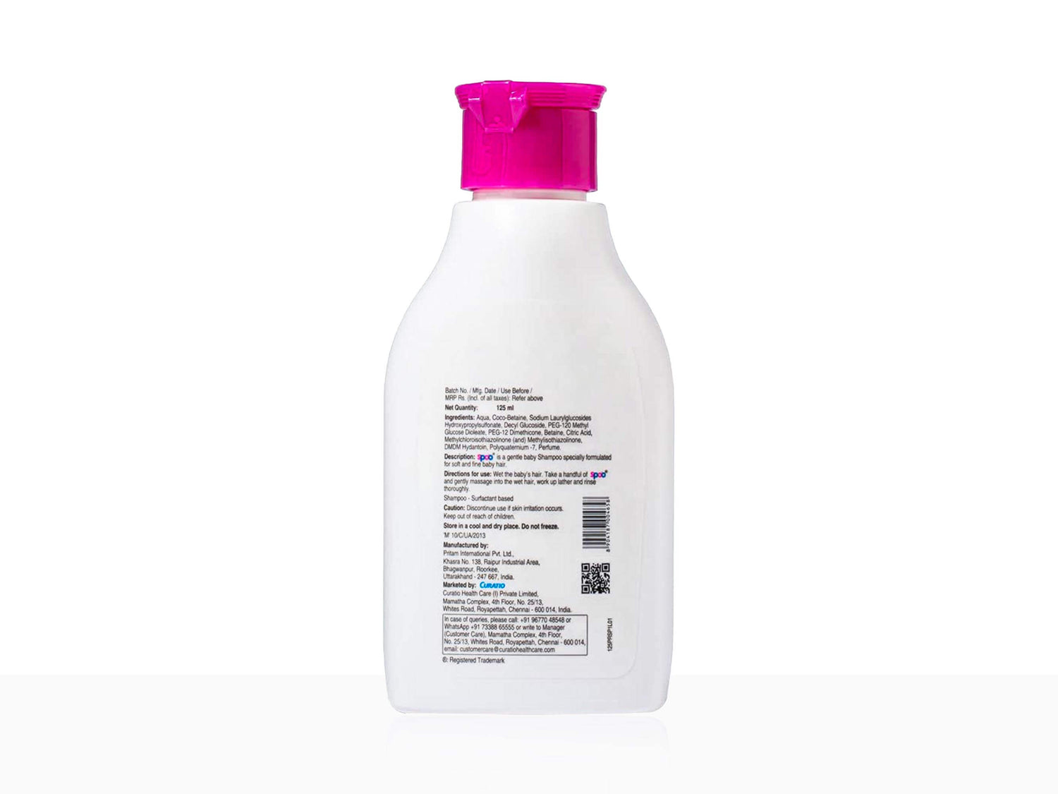 Buy Curatio New Spoo Gentle Baby Shampoo Online | Clinikally