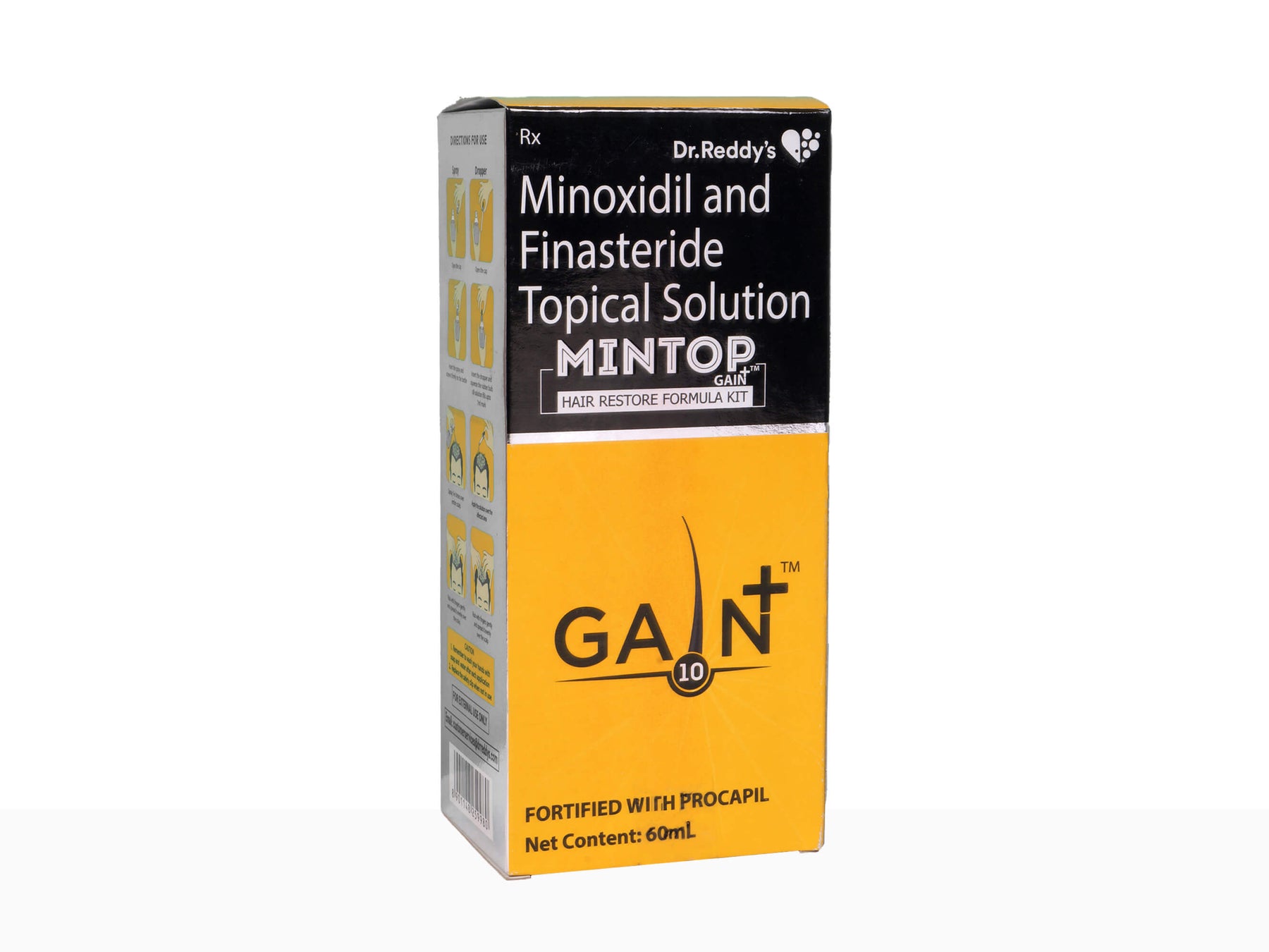 Buy Mintop Gain+ 10 Hair Restore Formula Kit Online | Clinikally