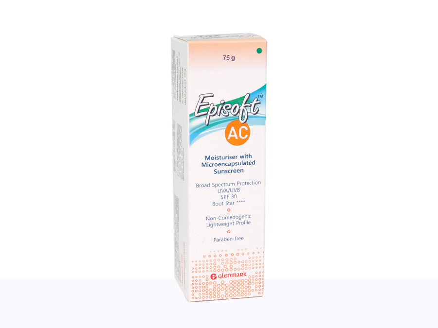 Buy Episoft AC Moisturiser with Sunscreen SPF 30 Online | Clinikally