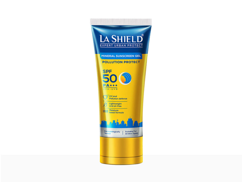 Buy La Shield Pollution Protect Mineral Sunscreen Gel SPF 50 PA ...