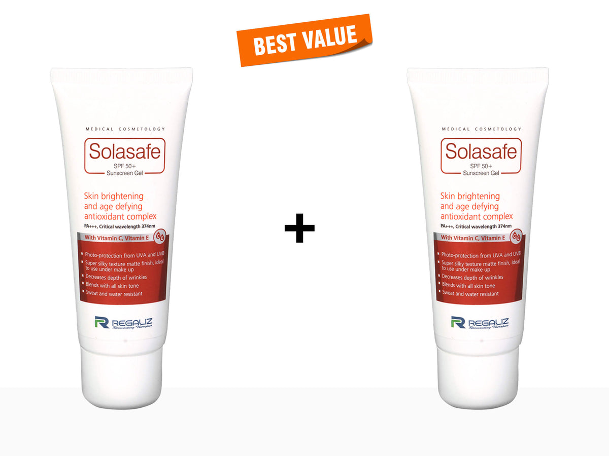 Buy Solasafe Spf 50+ Sunscreen Gel Online | Clinikally
