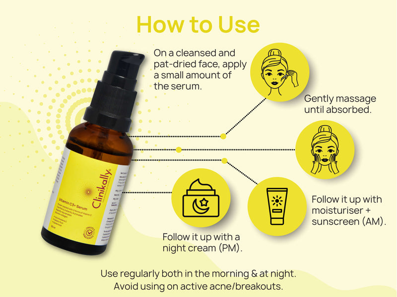 Buy Clinikally Vitamin C3+ Serum Online at Best Price | Clinikally